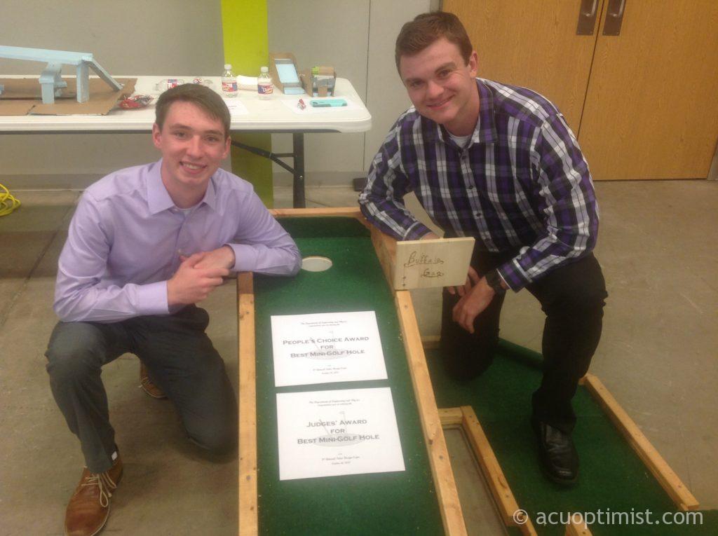 Engineering and Physics puts together golf course - The Optimist