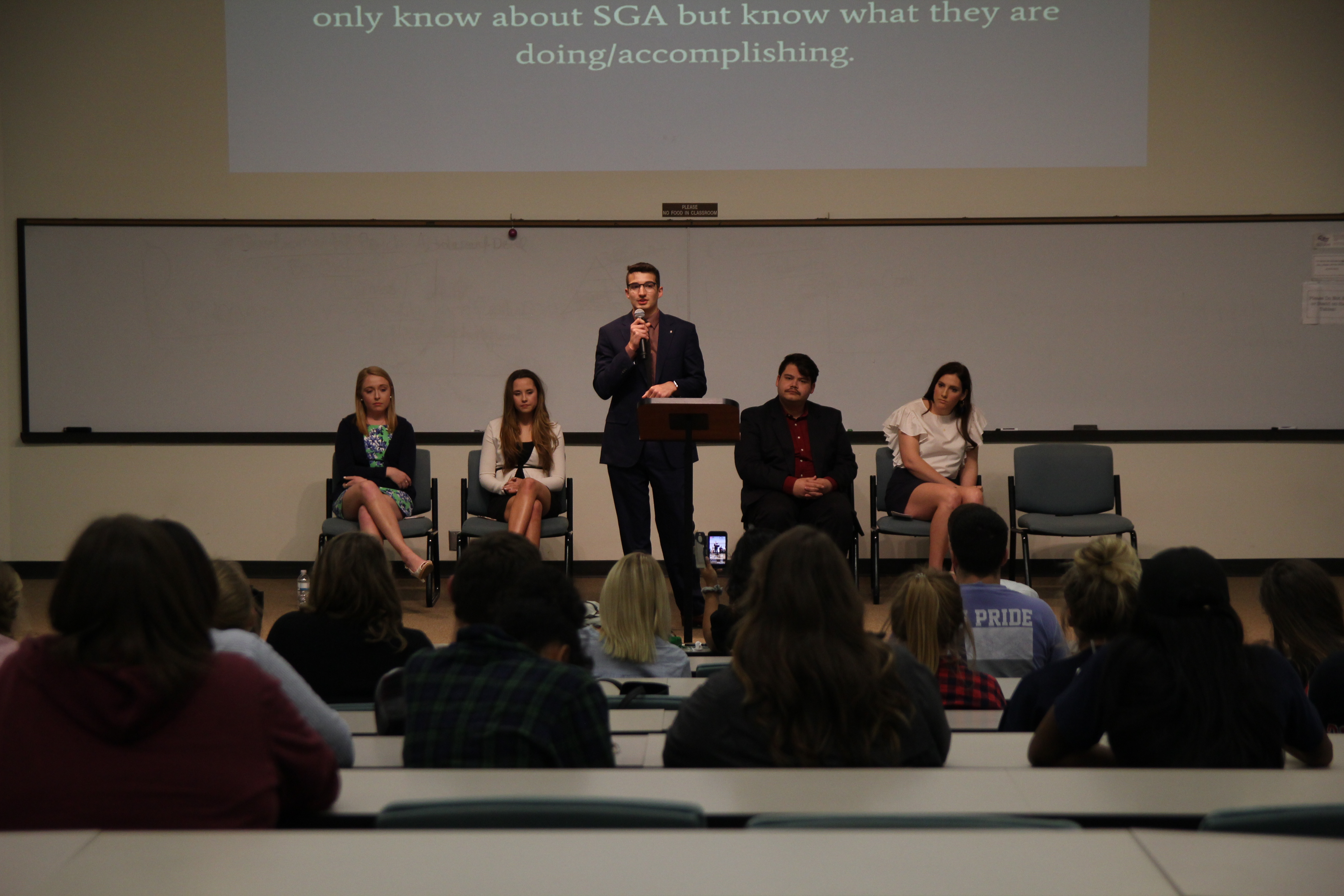 Five candidates run for SGA cabinet - The Optimist