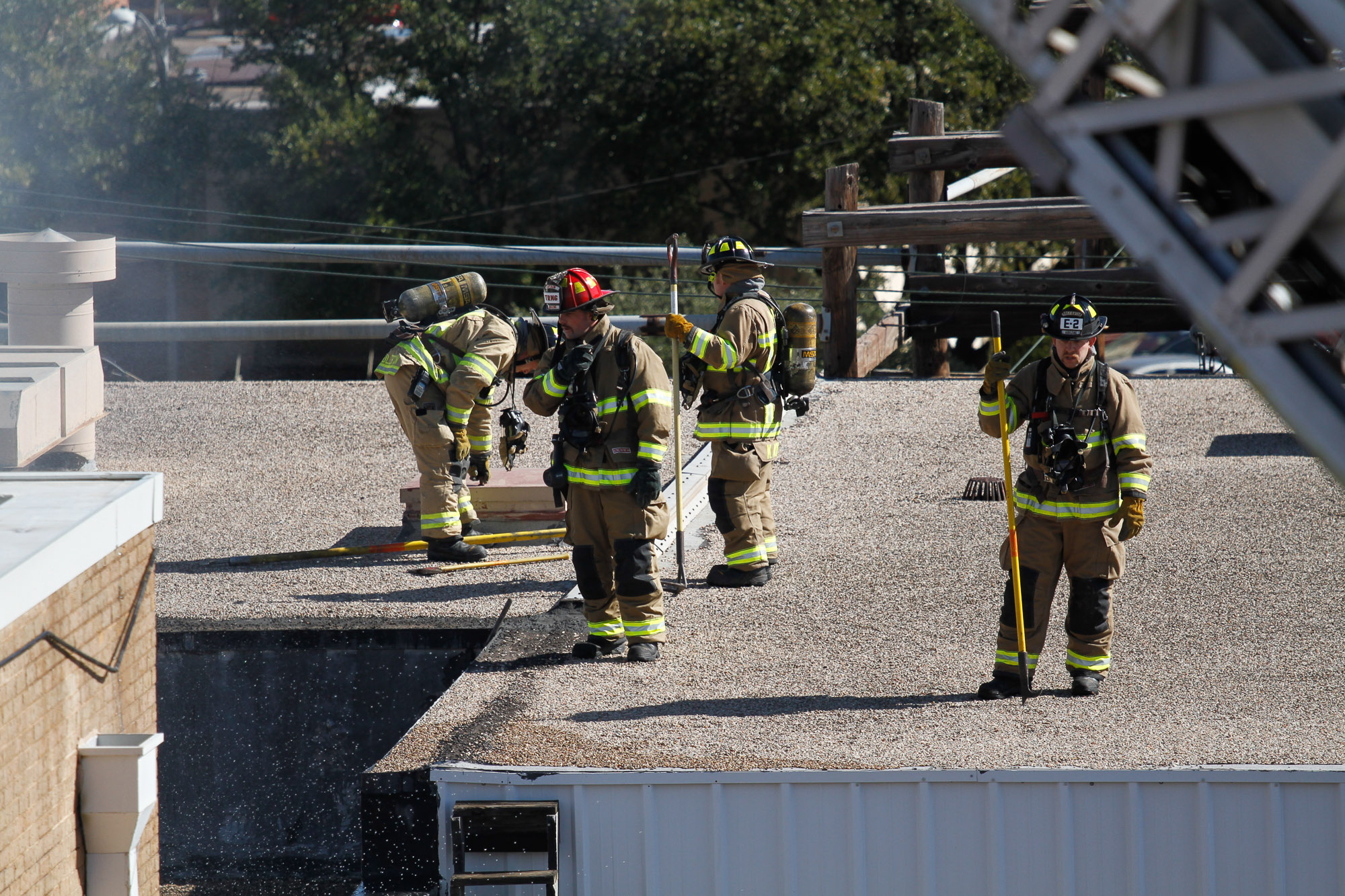 Fire destroys Reporter-News roof, displaces staff - The Optimist