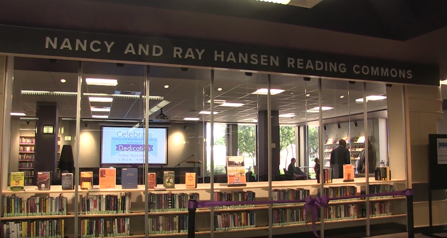 Library celebrates dedication of Hansen Reading Commons - The Optimist
