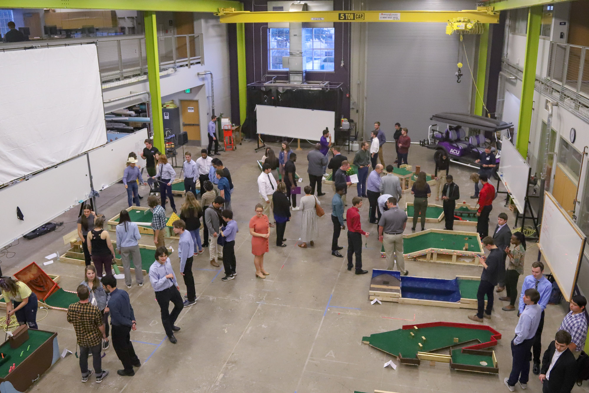 Gallery: Students showcase mini golf courses with Design Expo - The ...
